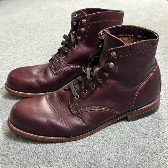 Wolverine | Shoes | Wolverine 00 Mile Leather Plain Toe Goodyear Welt ...